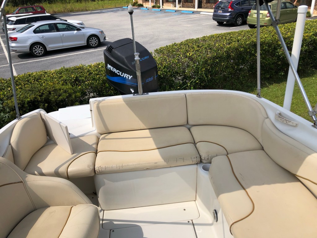 SOLD….SEA RAY DECK BOAT – Land & Sea Classics