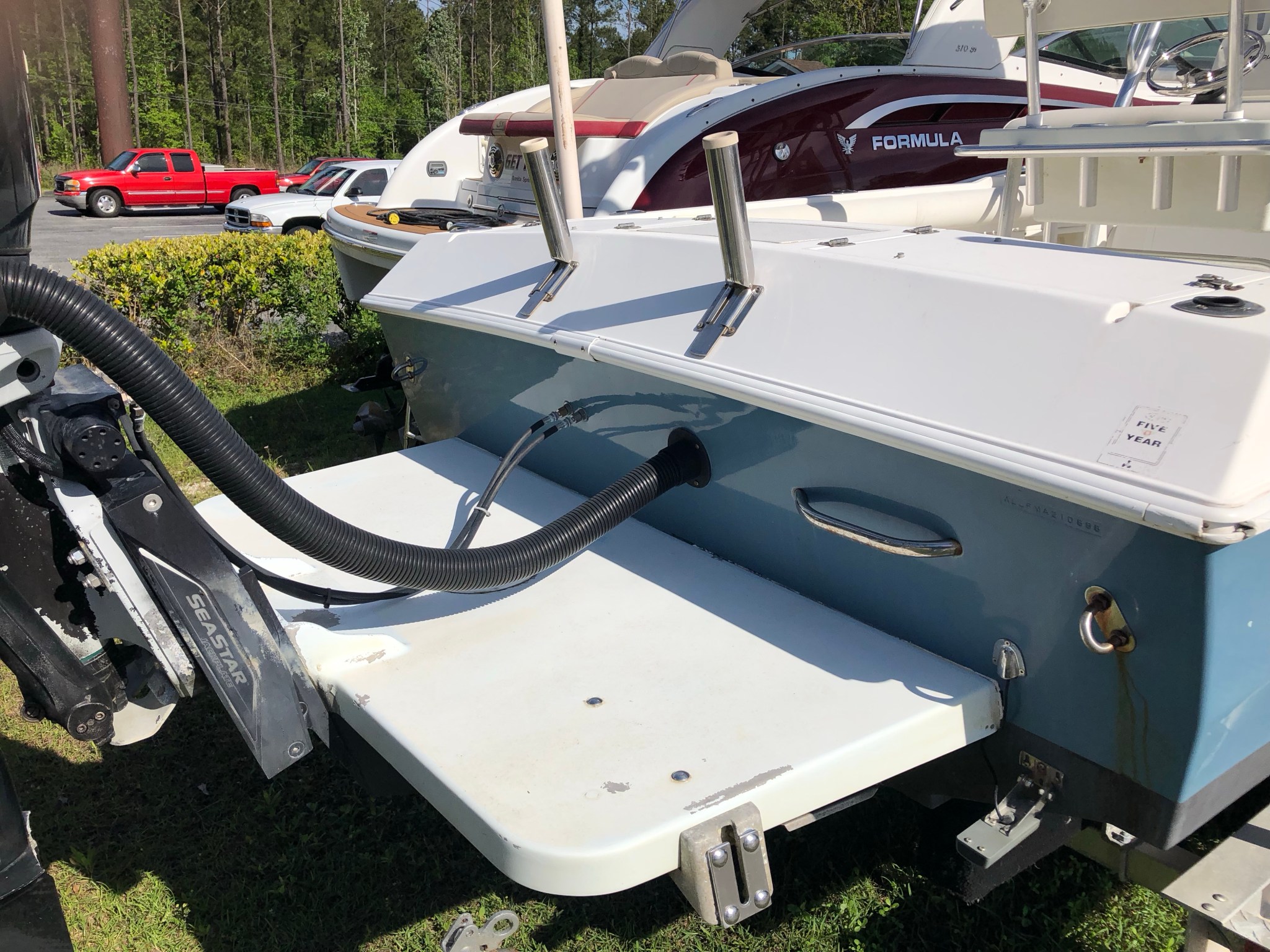 SOLD….SCARAB 26 CENTER CONSOLE – Land & Sea Classics