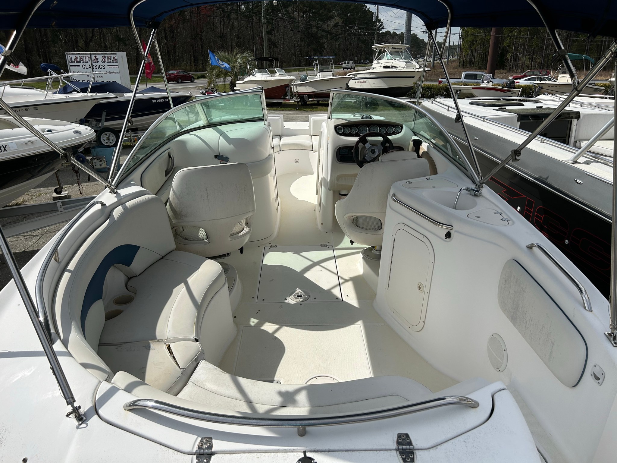 CHAPARRAL 24 FT DECK BOAT – Land & Sea Classics